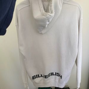 Other | Rare Billie Eilish Blosh White Hoodie | Poshmark